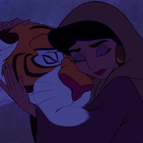 Princess Jasmine Hugging Rajah