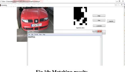 Figure 10 From Automatic License Plate Recognition System Using Surf Features And Rbf Neural
