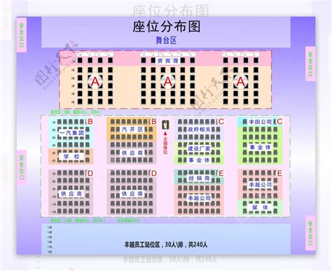 座位分布图图片素材 编号09352536 图行天下