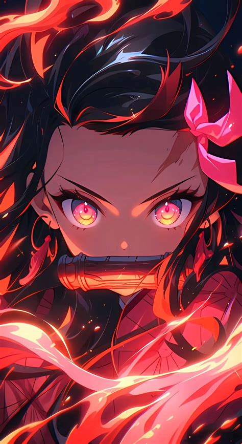 Demon Slayer Nezuko Poster Etsy