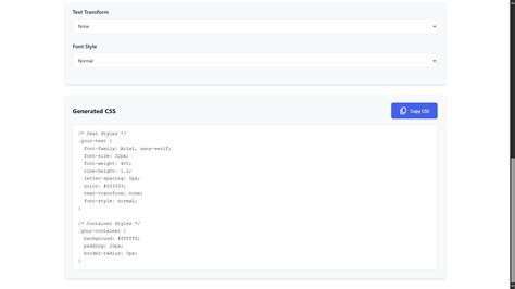 Font Style Generator Using Html Css And Javascript With Source Code Sourcecodester