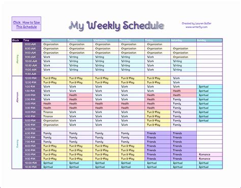 9 School Timetable Template Excel Excel Templates Exc