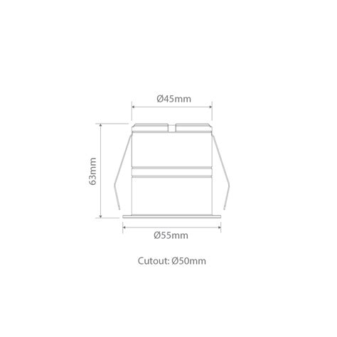 Pico 7W Dimmable LED Downlight White Tri Colour IP54 21582