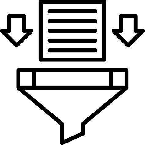 Data Filtering Icon 54324288 Vector Art At Vecteezy
