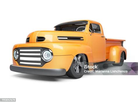 그림자와 흰색 배경에 개념 오렌지 픽업 전기 자동차 3d 렌더링 0명에 대한 스톡 사진 및 기타 이미지 0명 녹색 기술 대체 연료 차량 Istock