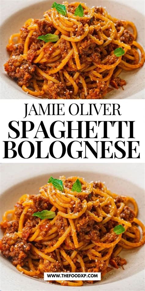 Best 13 Jamie Oliver Spaghetti Bolognese Artofit