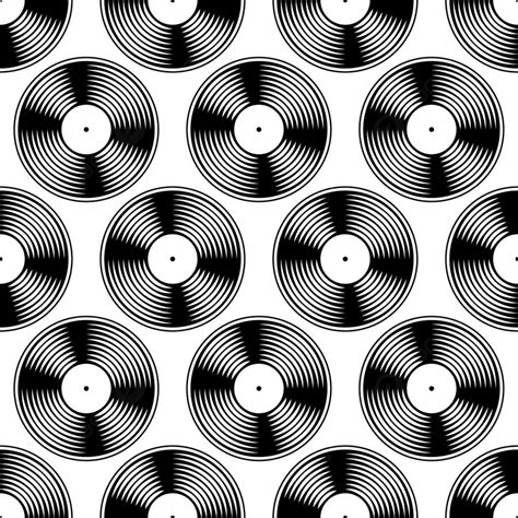 흑백 비닐 레코드 원활한 패턴 배경 상징 사진관 과정 배경 일러스트 및 사진 무료 다운로드 Pngtree