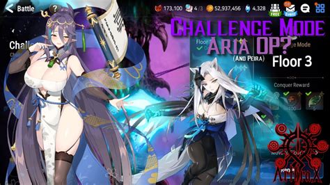 Abyss Challenge Mode Floor 3 3 Stars Aria Op Youtube