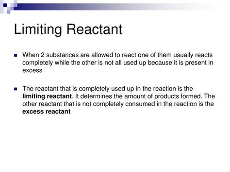 PPT Limiting Reactant And Percent Yield PowerPoint Presentation Free Download ID 421153