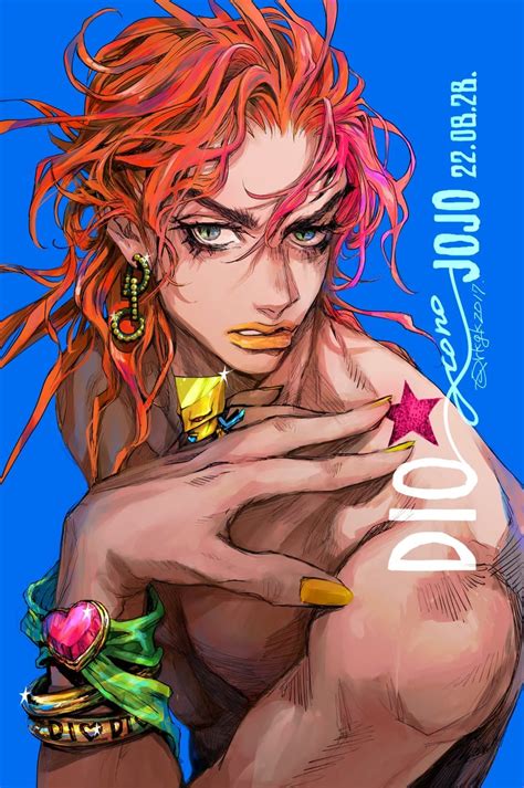 Dio Brando And The World Jojo No Kimyou Na Bouken Drawn By Akono