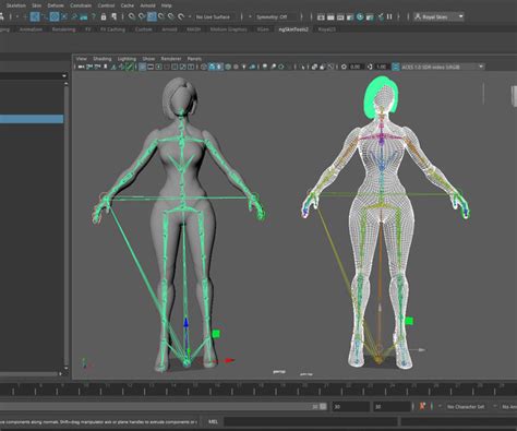 Artstation Unreal 5 Skeleton Editor Maya Game Assets
