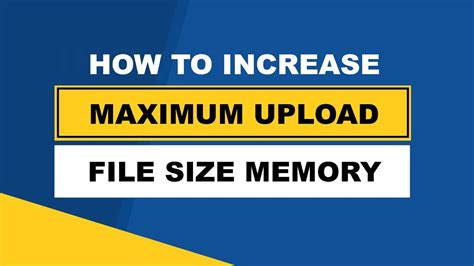 Increase Maximum Upload File Size In Cpanel Youtube