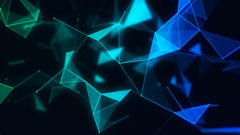 비즈니스 미래지향적 인 배경 움직이는 파티클이 있는 네트워크 연결 구조 사이버 공간 추상적인 사이버 보안 배경 3d 렌더링