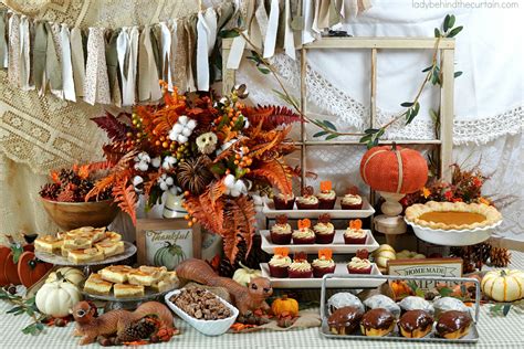 Buffet Table Ideas For Thanksgiving