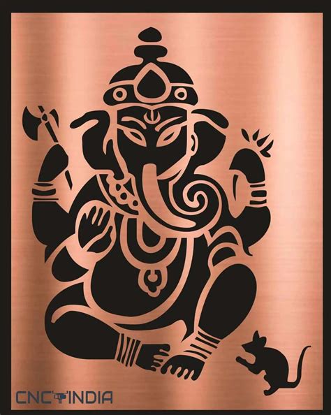 2dgod 1069 Shri Ganesh Ji Vector Dxf Eps File Download Cnc India