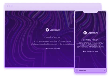 Ai Report Generator Annual Report Design Templates