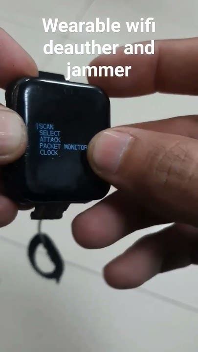 Wearable Wifi Jammer Diy Arduino Esp32project Youtube