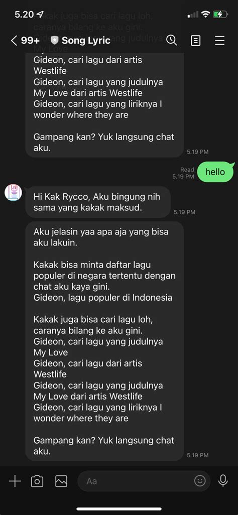 Github Ryccoatikaline Chat Bot Song Lyrics Line Chat Bot Used For