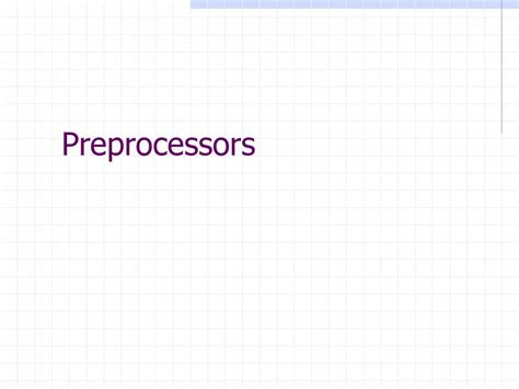 Preprocessors In C Powerpoint Slides Learnpick India