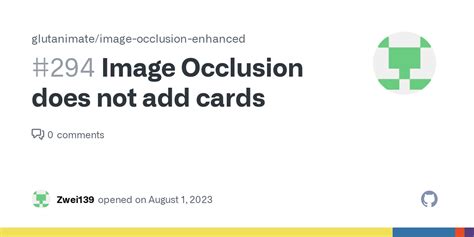 Image Occlusion Does Not Add Cards · Issue 294 · Glutanimateimage Occlusion Enhanced · Github