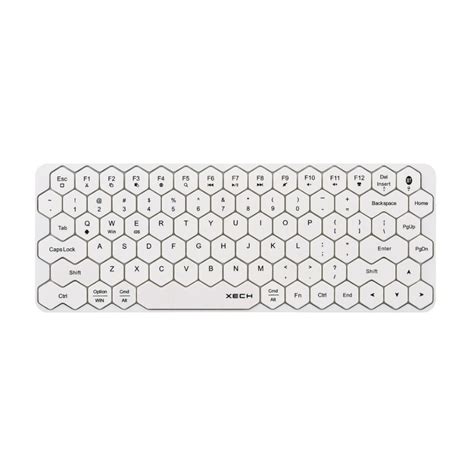 Hexagon Wireless Keyboard Honeycomb Keys Bluetooth 2 4g Multi Device Xech