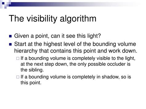Ppt Enhancing Soft Shadow Computation In Ray Tracing With Efficient