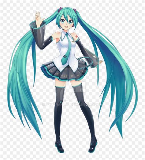 Download Miku Hatsune Png Transparent Images Hatsune Miku Full Body Clipart 4097293