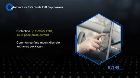 Automotive Tvs Diode Esd Suppressors Electronic Components Eaton Videos