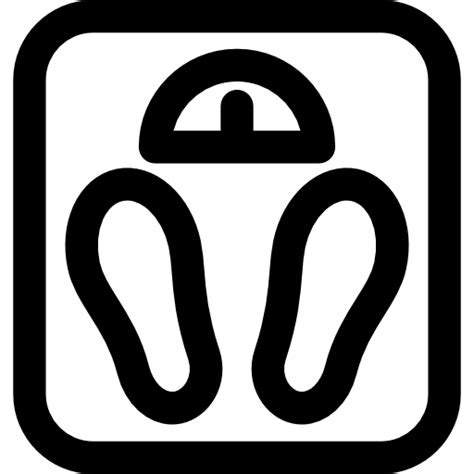 Weighing Basic Rounded Lineal Icon