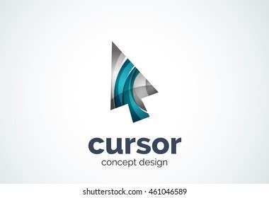Cursor Logo Template Mouse Pointer Arrow Stock Vector Royalty Free Shutterstock