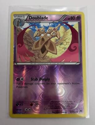 Doublade 61122 Uncommon Reverse Holo Pokemon 80hp Ebay