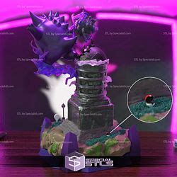 Lavender Tower Gengar 3d Print Files Specialstl