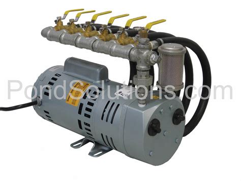 Rotary Vane Air Compressor Outlet Assembly Six Valve Outlet
