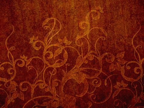Обои на рабочий стол Восточный орнамент в коричнево оранжевых тонах обои для рабочего стола