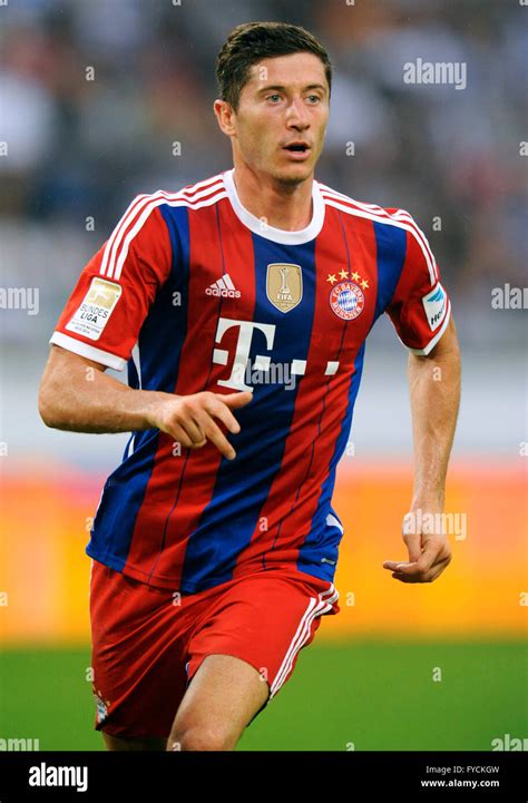 Robert Lewandowski Fc Bayern Munich At A Charity Match Msv Duisburg