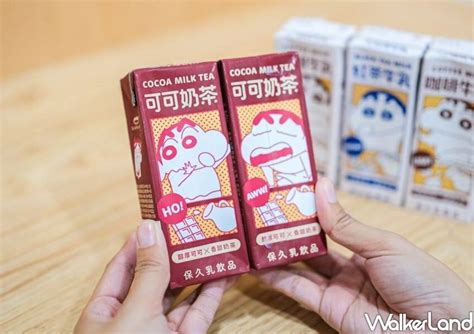 蠟筆小新攻陷小七超萌表情包蠟筆小新焦糖奶茶可可奶茶掀起IG暴動蠟筆小新鐵粉奶茶控衝7 ELEVEN搶 WalkerLand