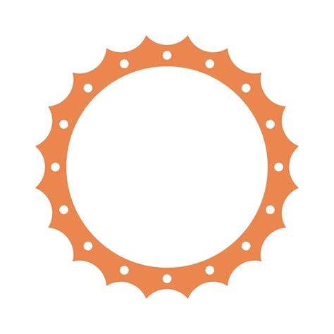 Premium Vector Cute Scallop Border Frame Element