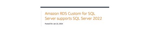 introducing sql server 2022 ledger on aws rds for custom by arun pandey medium
