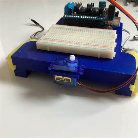 arduino ground rover with adafruit motor shield v1 and servo sonar sensor 9 steps instructables