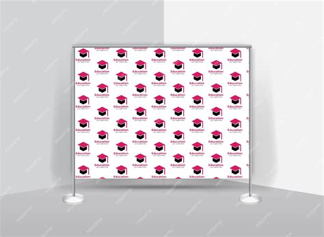 Premium Vector Unique Step And Repeat Banner Design Template