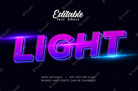 Premium Vector Neon Sign Text Effect