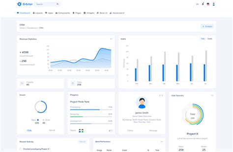 Orbiter Bootstrap Minimal And Clean Admin Template
