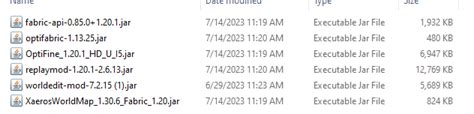 mixin apply for mod replaymod failed 1 20 1 with optifabric · issue