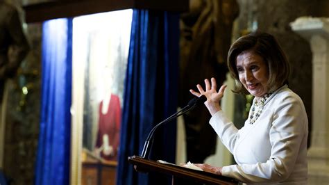 Nancy Pelosi Portrait Unveiled John Boehner Pays Tearful Tribute