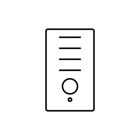 Cpu Icon Outline Icon Vector Art At Vecteezy