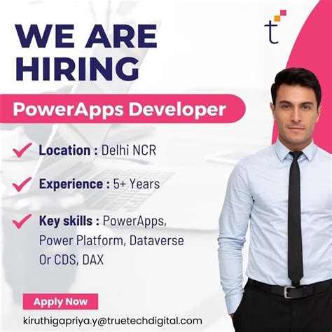 Truetech Hiring Powerappsdeveloper Powerapps Powerplatform
