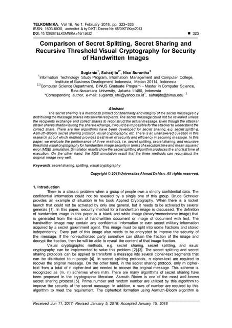 Comparison Of Secret Splitting Secret Sharing And Recursive Threshold