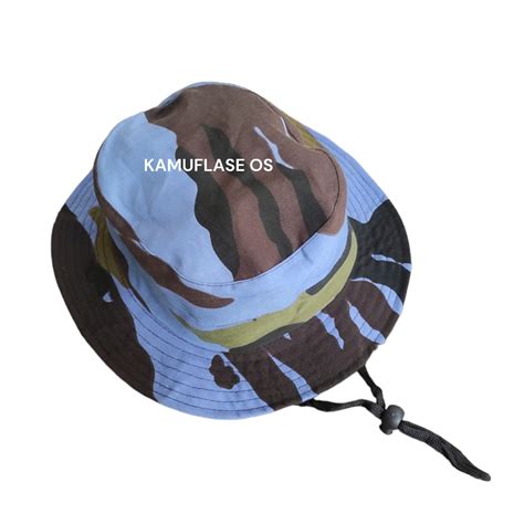 Topi Rimba Loreng Ipk Loreng Biru Lazada Indonesia