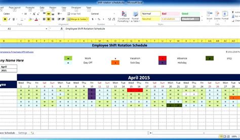 Color Coded Calendar Template 6 Excel Timesheet Template With Formulas Exceltemplates