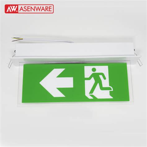 Wall Mounted Exit Sign With Battery Protection And Easy Installation XYFER